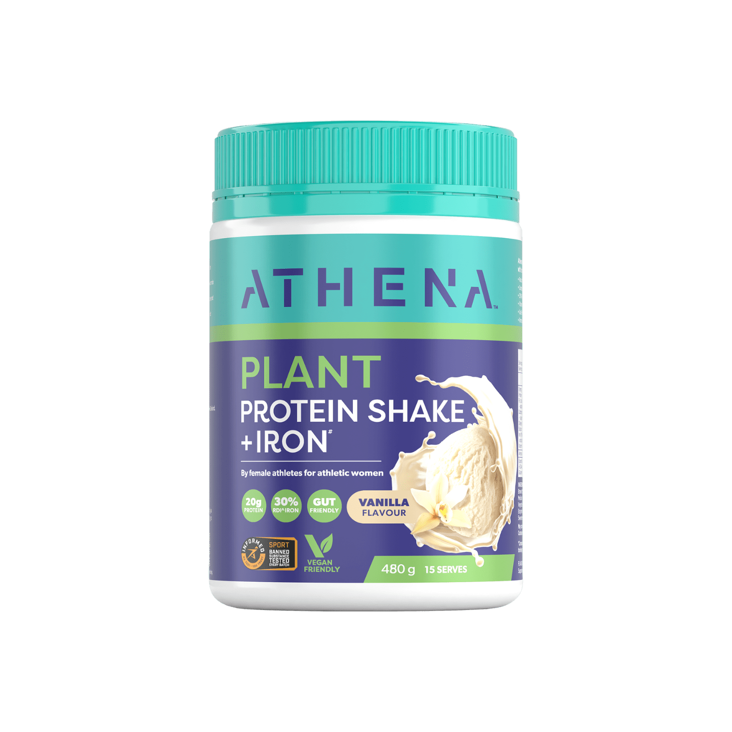Plant Protein Shake + Iron – Athena Nutrition